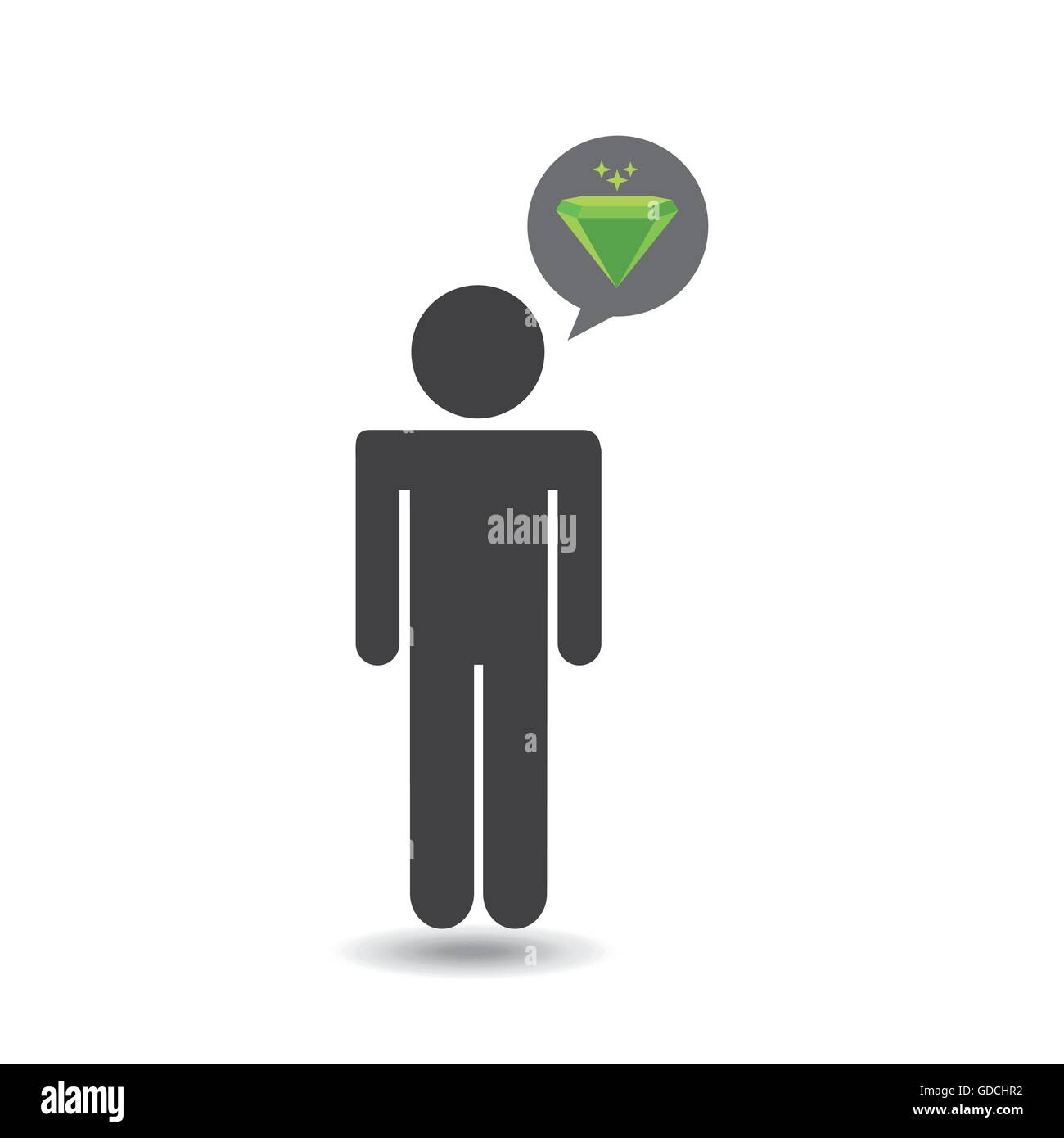 man thinking icon Stock Vector Image & Art - Alamy