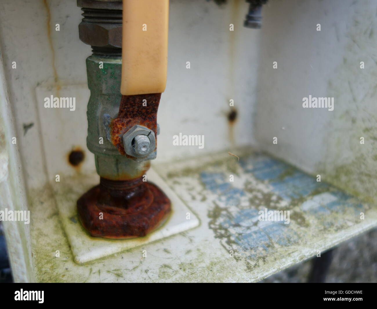 A rusted old water valve Stock Photo - Alamy