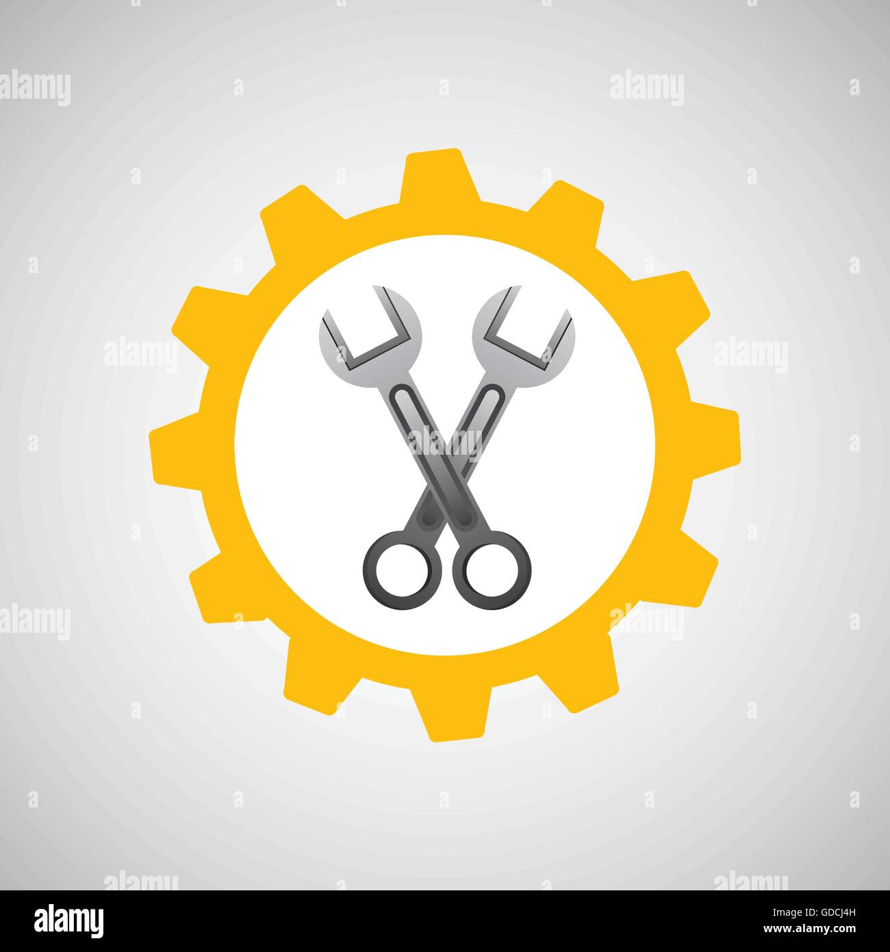 wrench construction tool icon Stock Vector Image & Art - Alamy