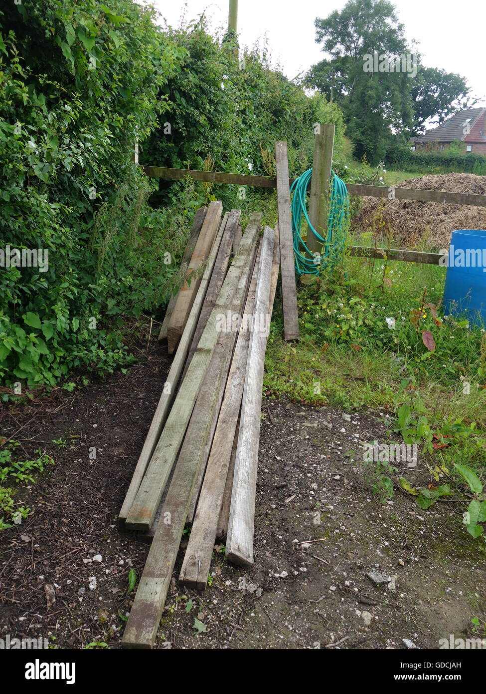 Old timber on a farmyard Stock Photo - Alamy