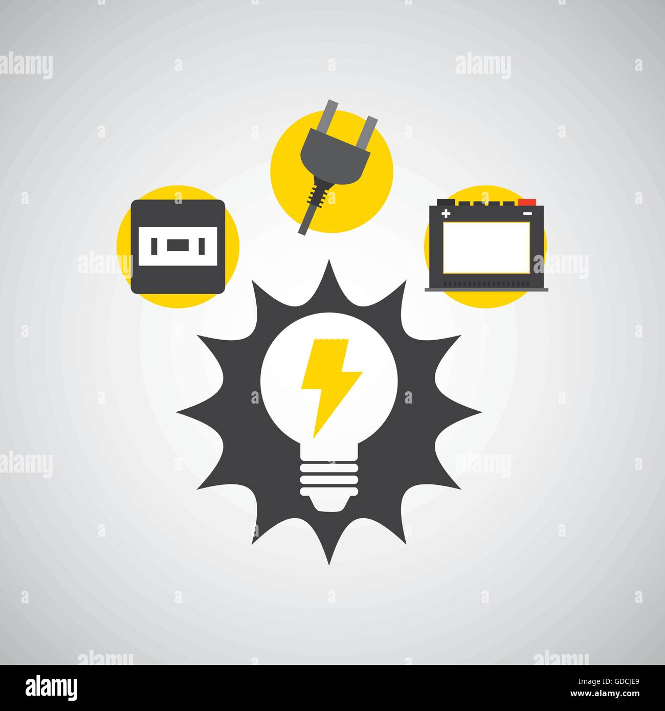 electrical power icon Stock Vector Image & Art - Alamy