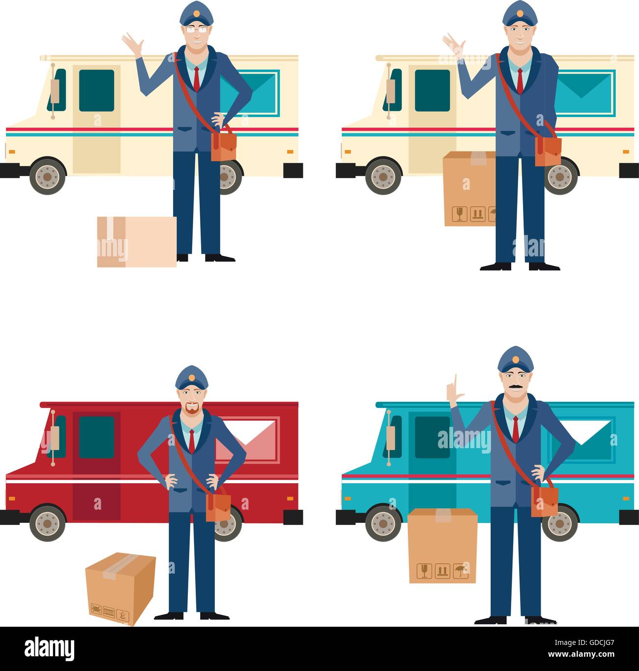 Postmen uniform hi-res stock photography and images - Alamy