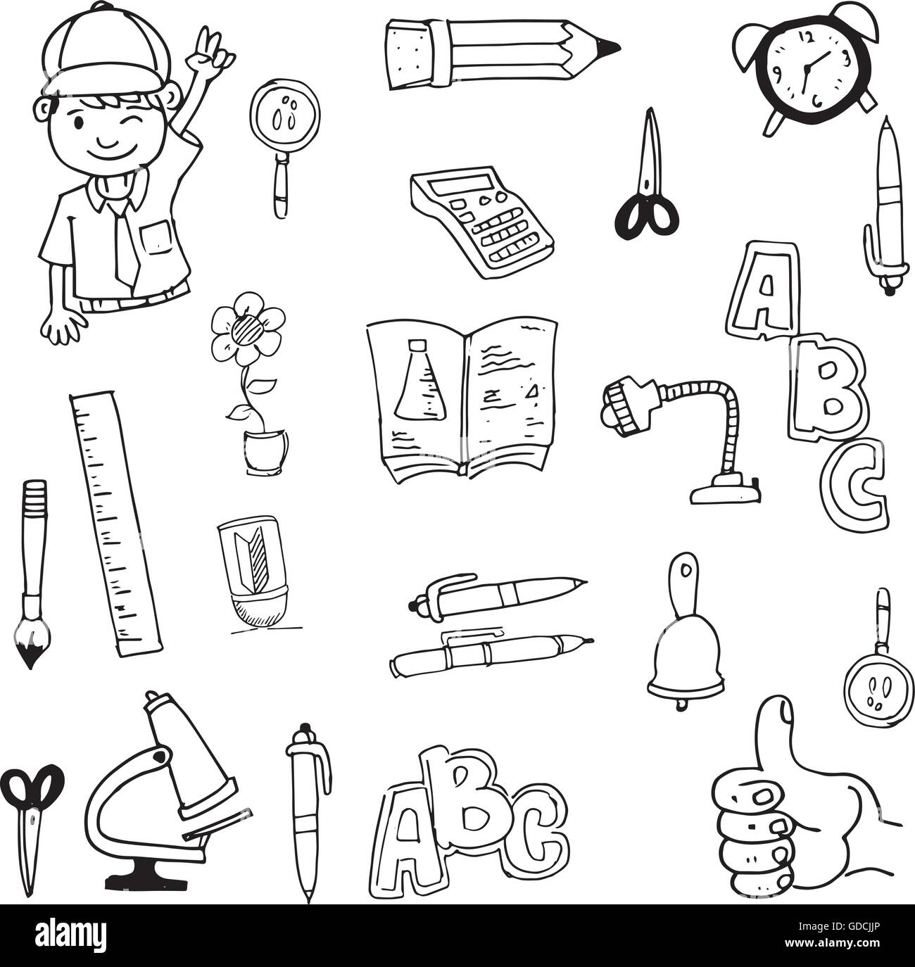 School hand Black and White Stock Photos & Images - Alamy