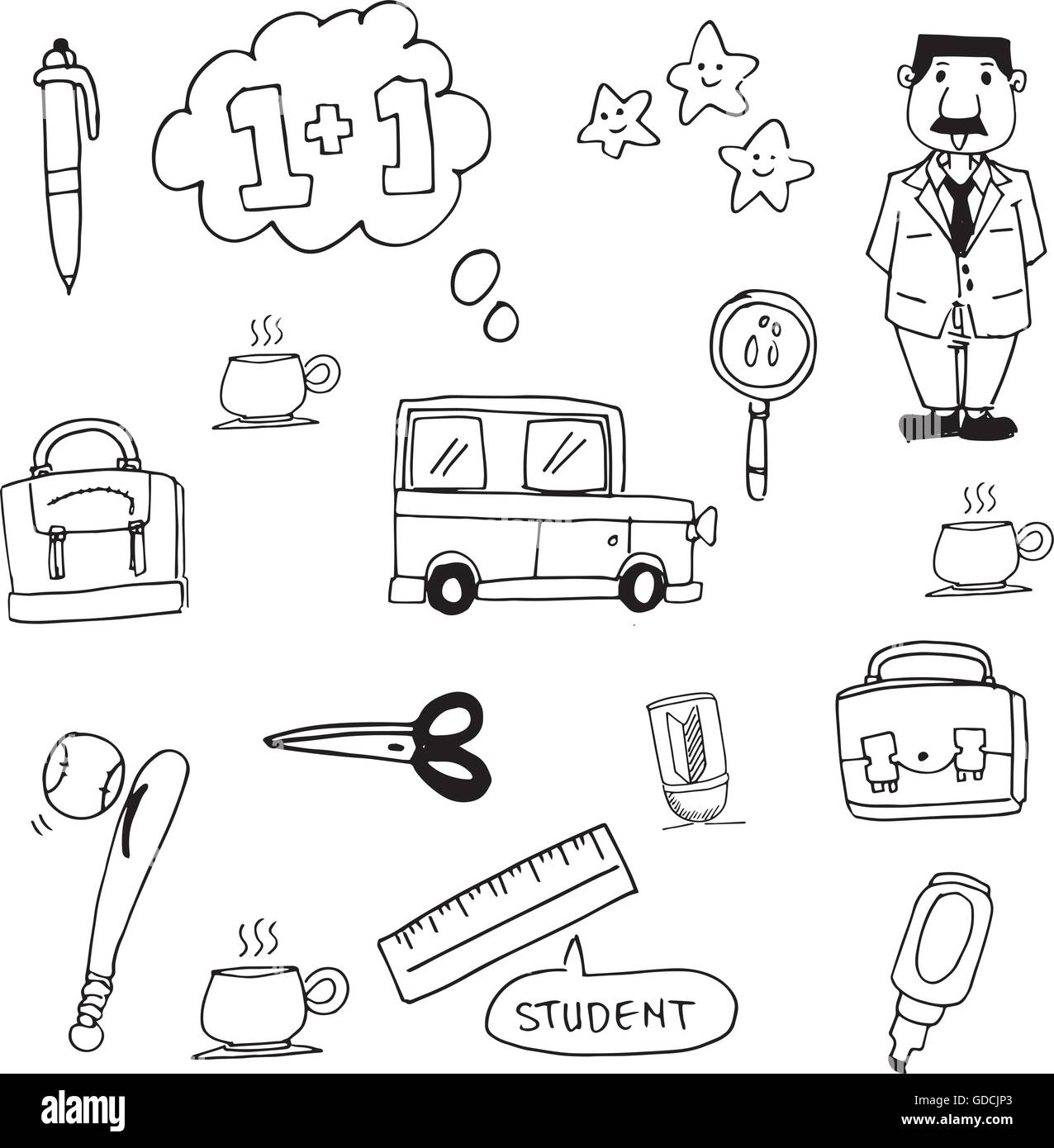 Teacher computer school Black and White Stock Photos & Images - Alamy