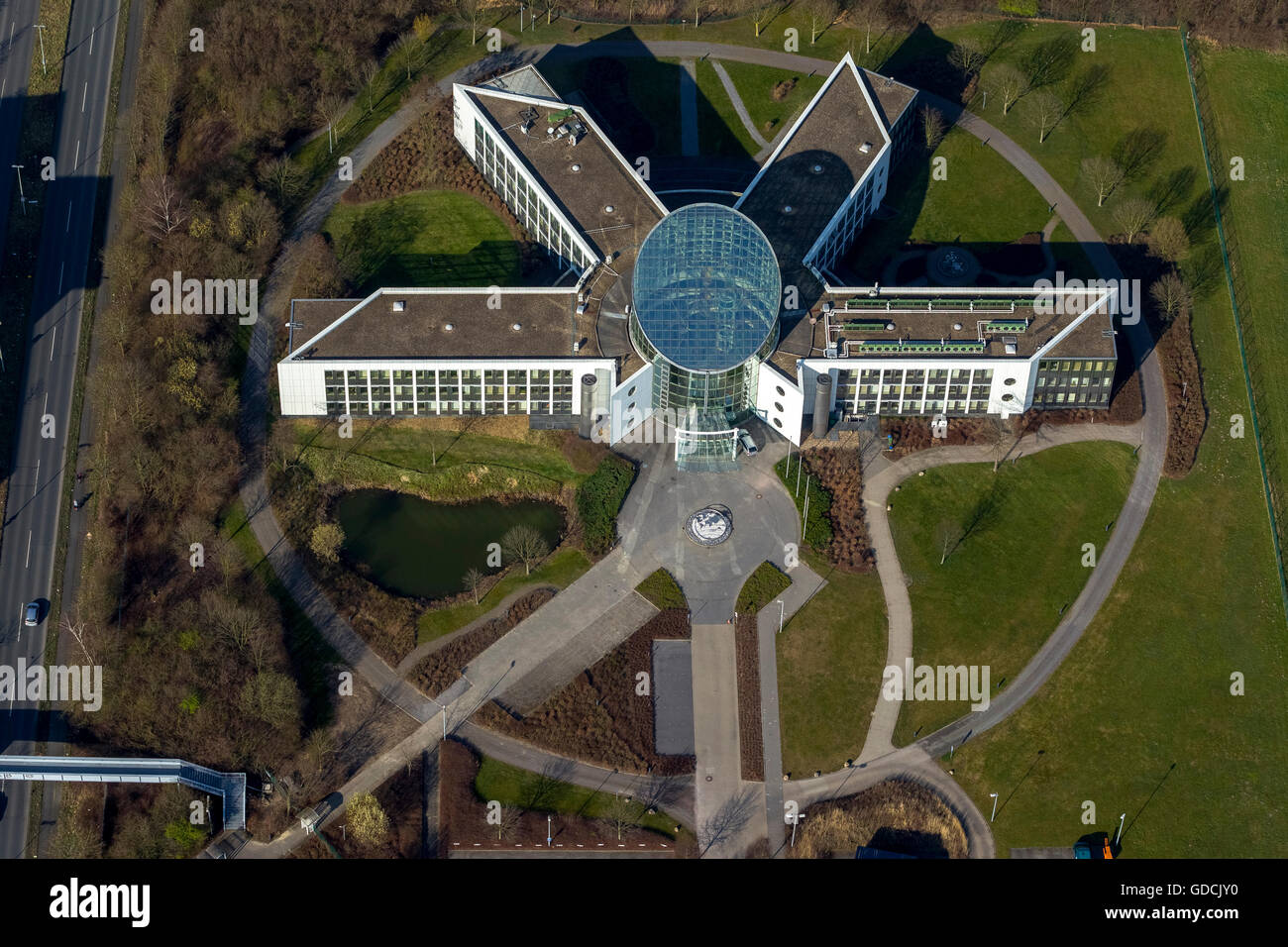 Aerial view, GEA Energietechnik GmbH, GEA PT Holding GmbH, Headquarters ...