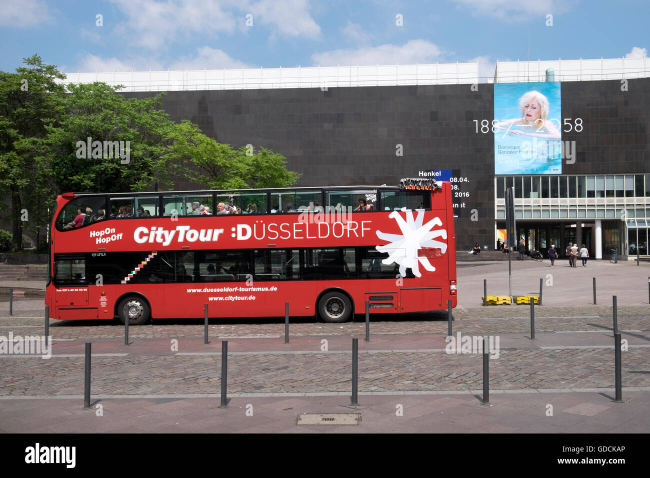 City Tour bus Dusseldorf Germany Stock Photo - Alamy