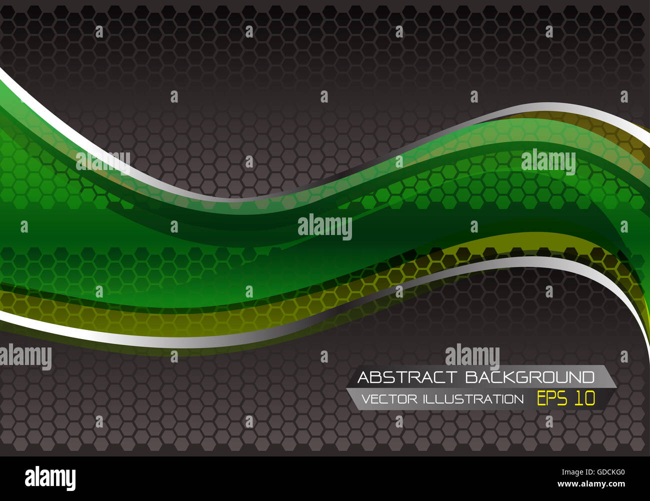 Abstract green background technology design illustration Stock Photo ...