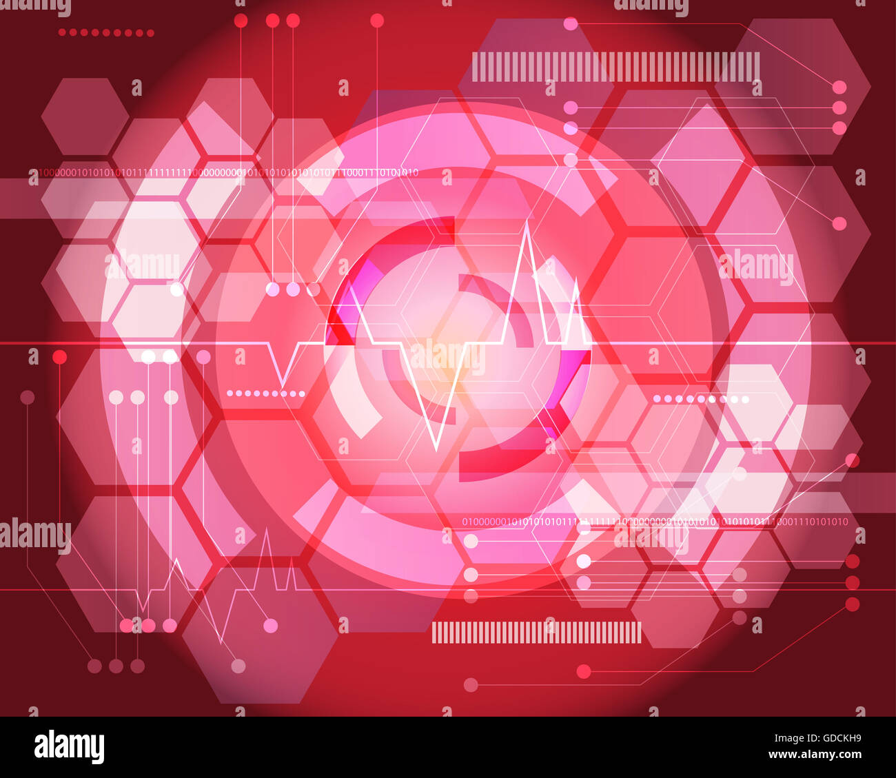 Red technology background design vector illustration Stock Photo - Alamy