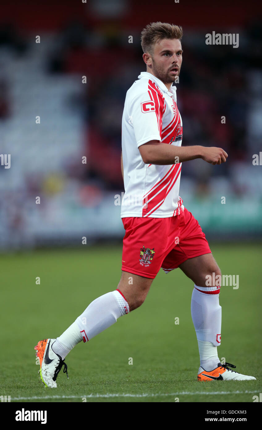 Stevenage's Matt Godden during a pre-season friendly at the Lamex ...