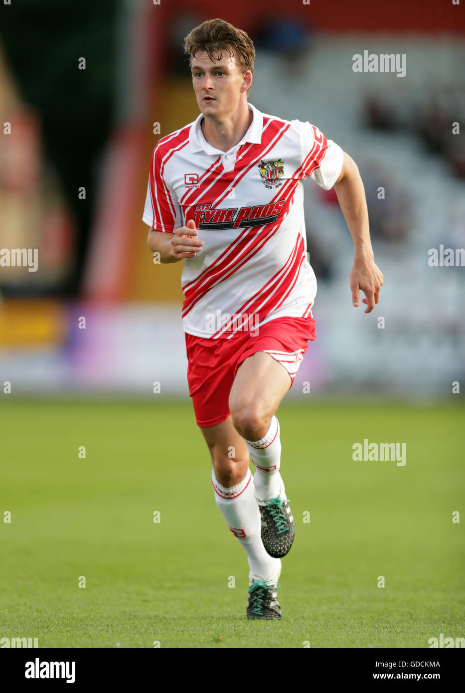 Stevenage's Andrew Fox during a pre-season friendly at the Lamex ...