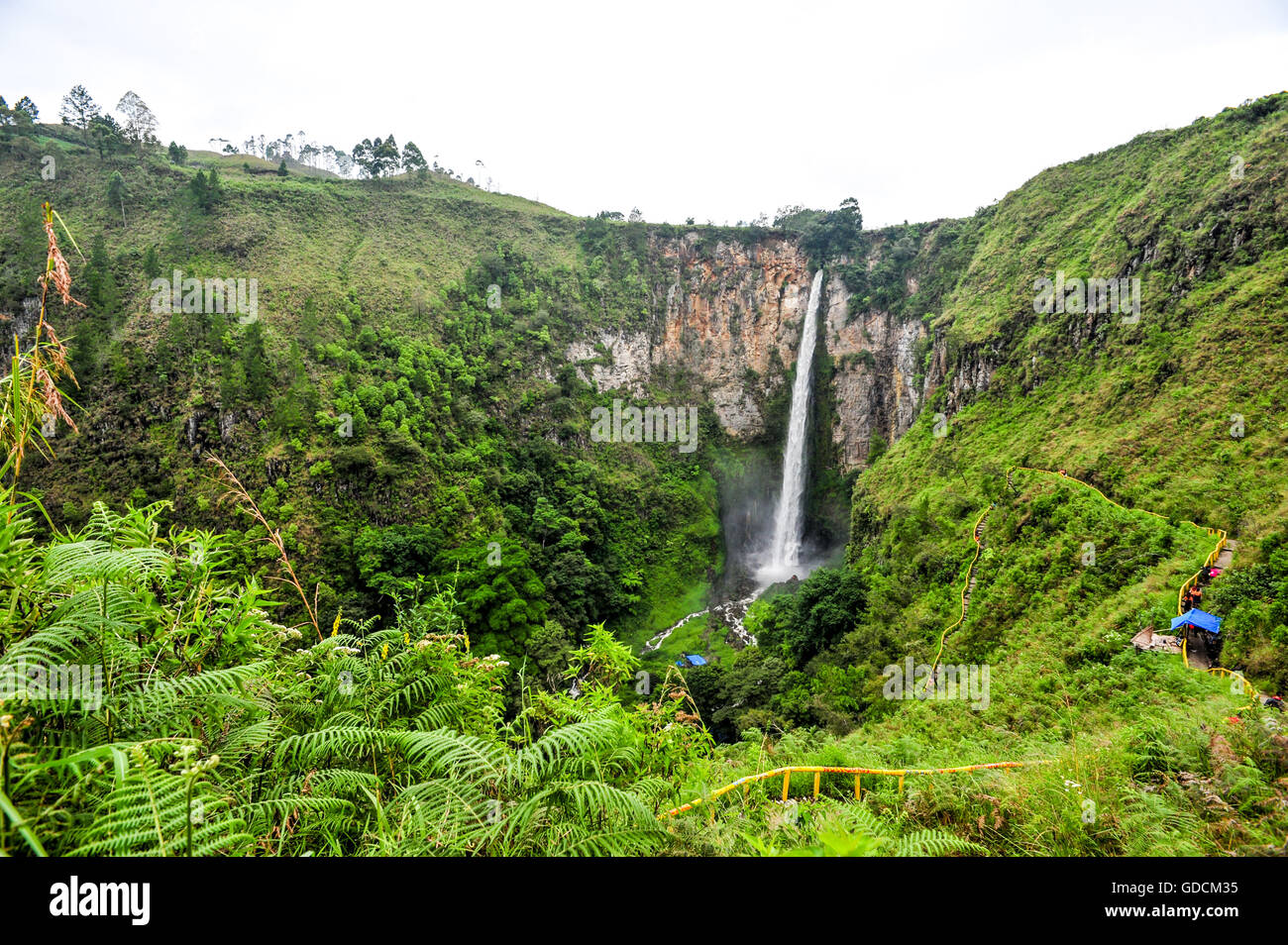 Sumatra famous waterfall hi-res stock photography and images - Alamy