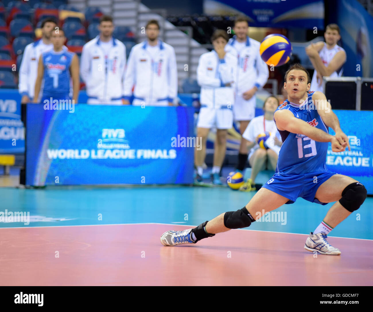 Colaci Massimo from the Italian National team is seen in action during ...