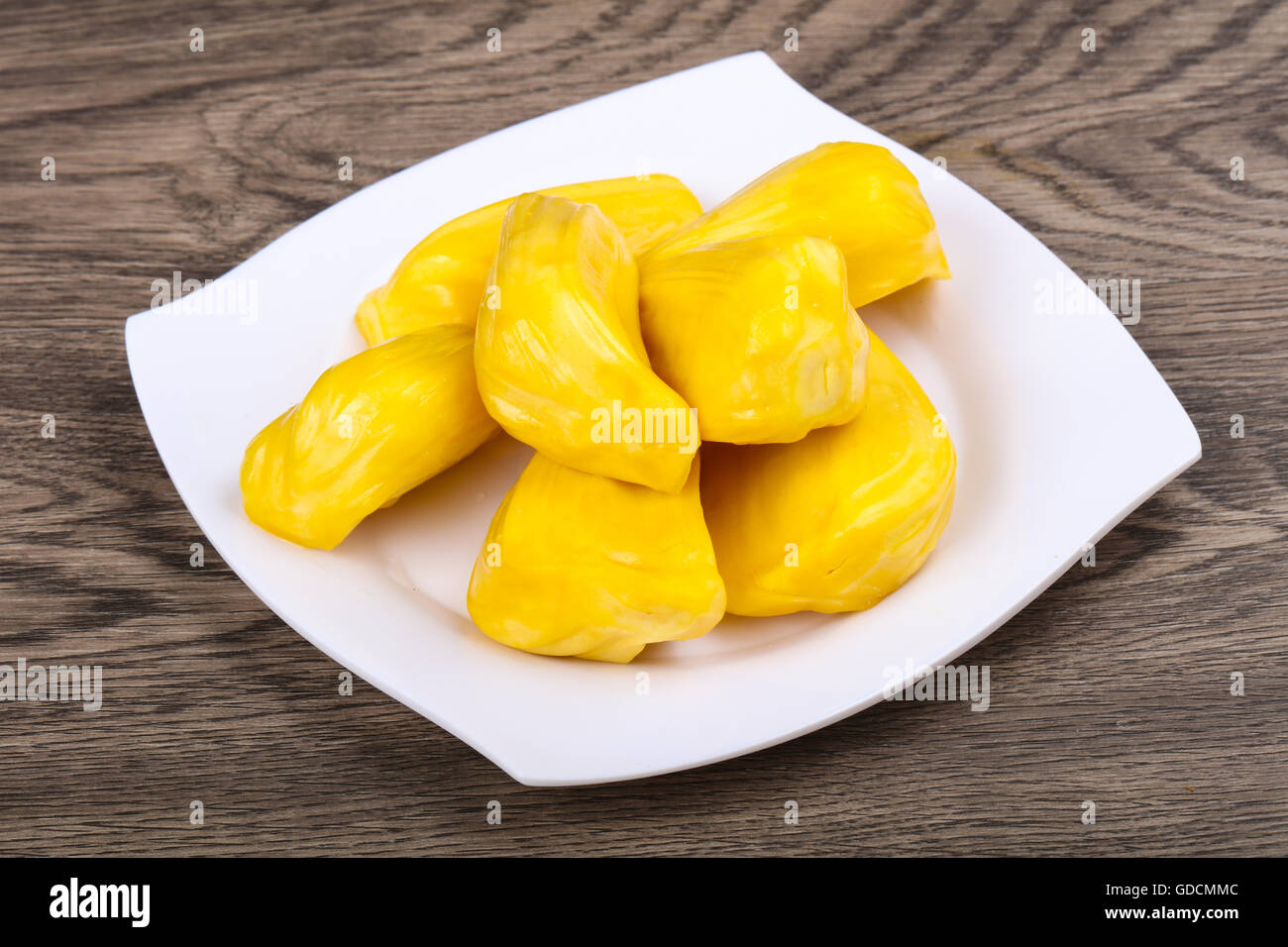 Asian traditional Jackfruit seeds on the wood background Stock Photo ...