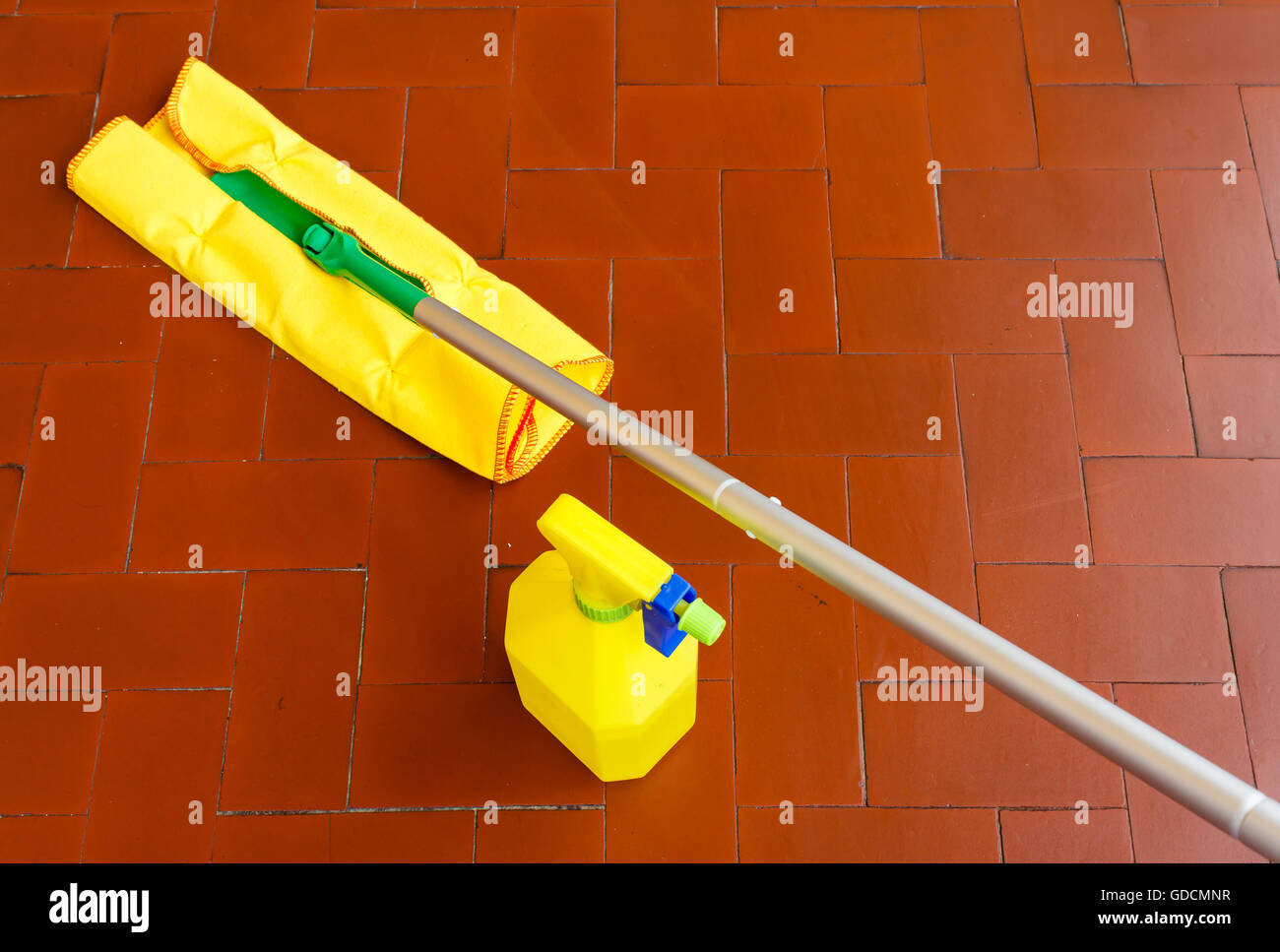 capture dust and wash the floor Stock Photo - Alamy