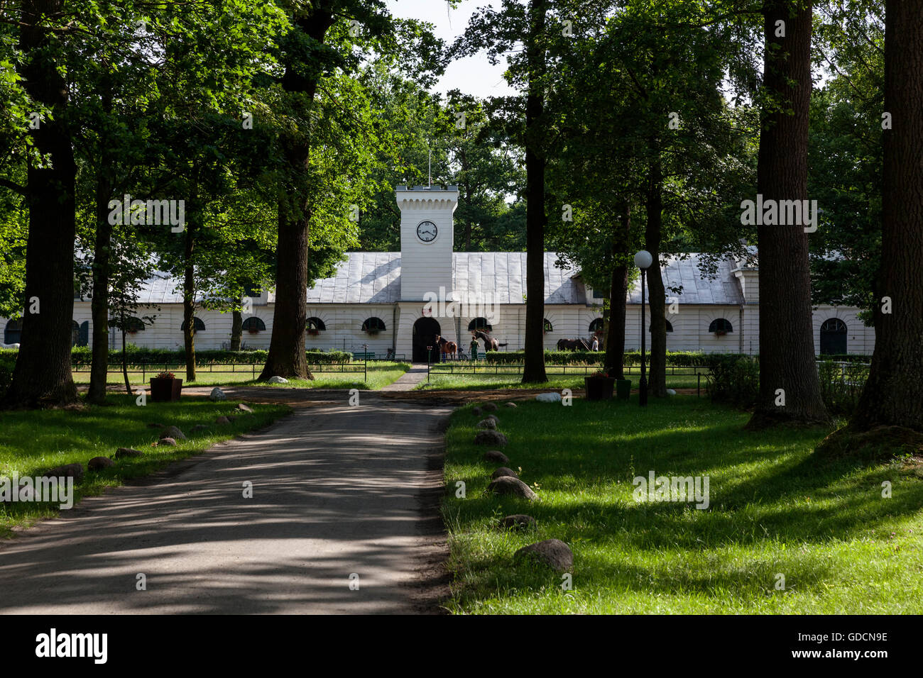 Janow Podlaski, stable "Under the clock", Poland, Podlasie, Europa ...