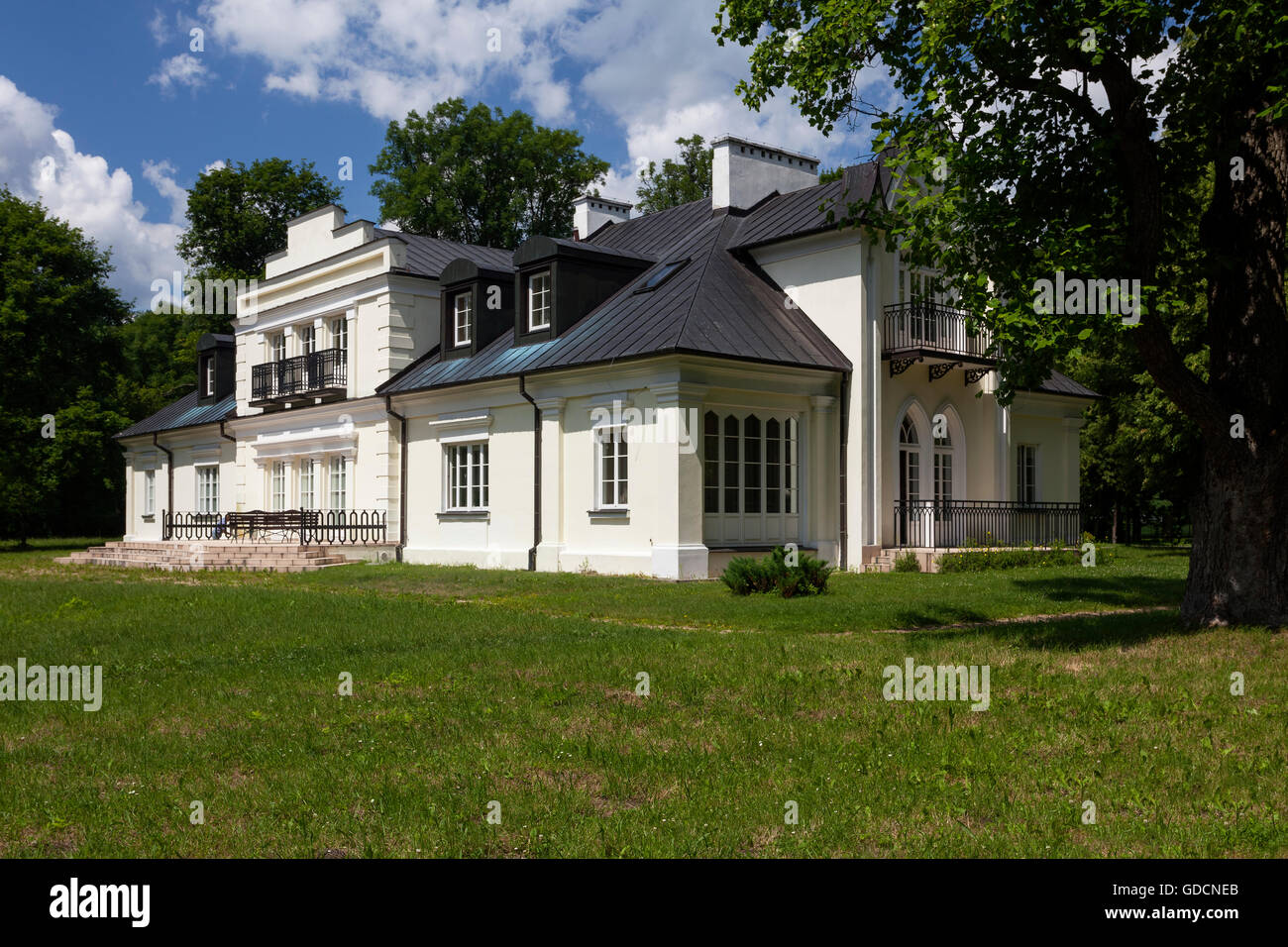Roskosz, manor park, Poland, Podlasie region Stock Photo - Alamy