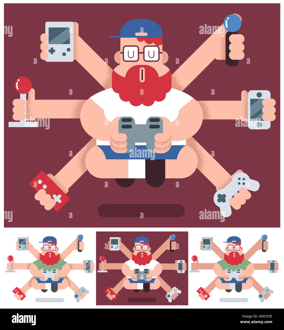 Videogame character Stock Vector Images - Alamy