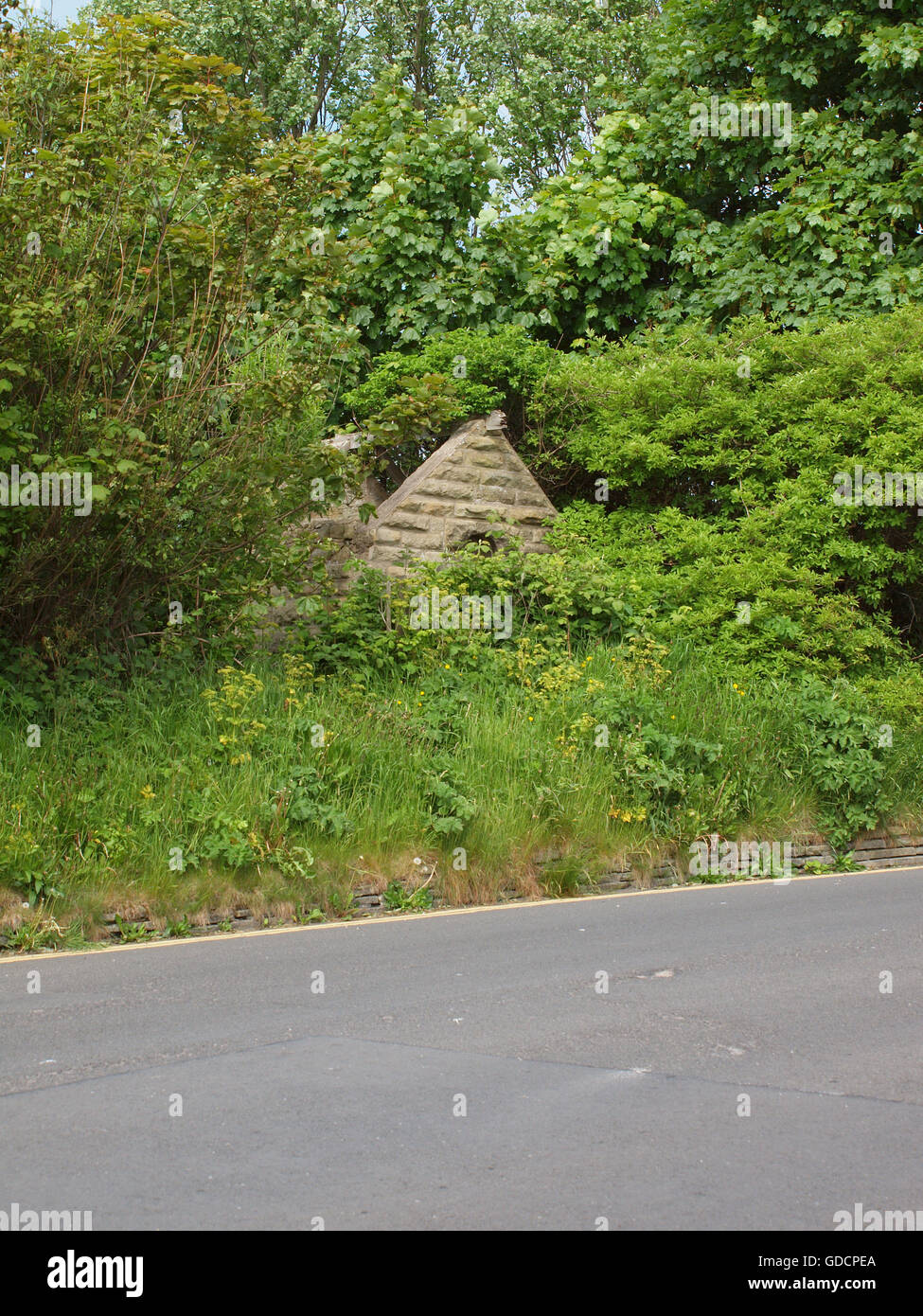 The streets and allay ways of the historic village of Tynemouth where ...