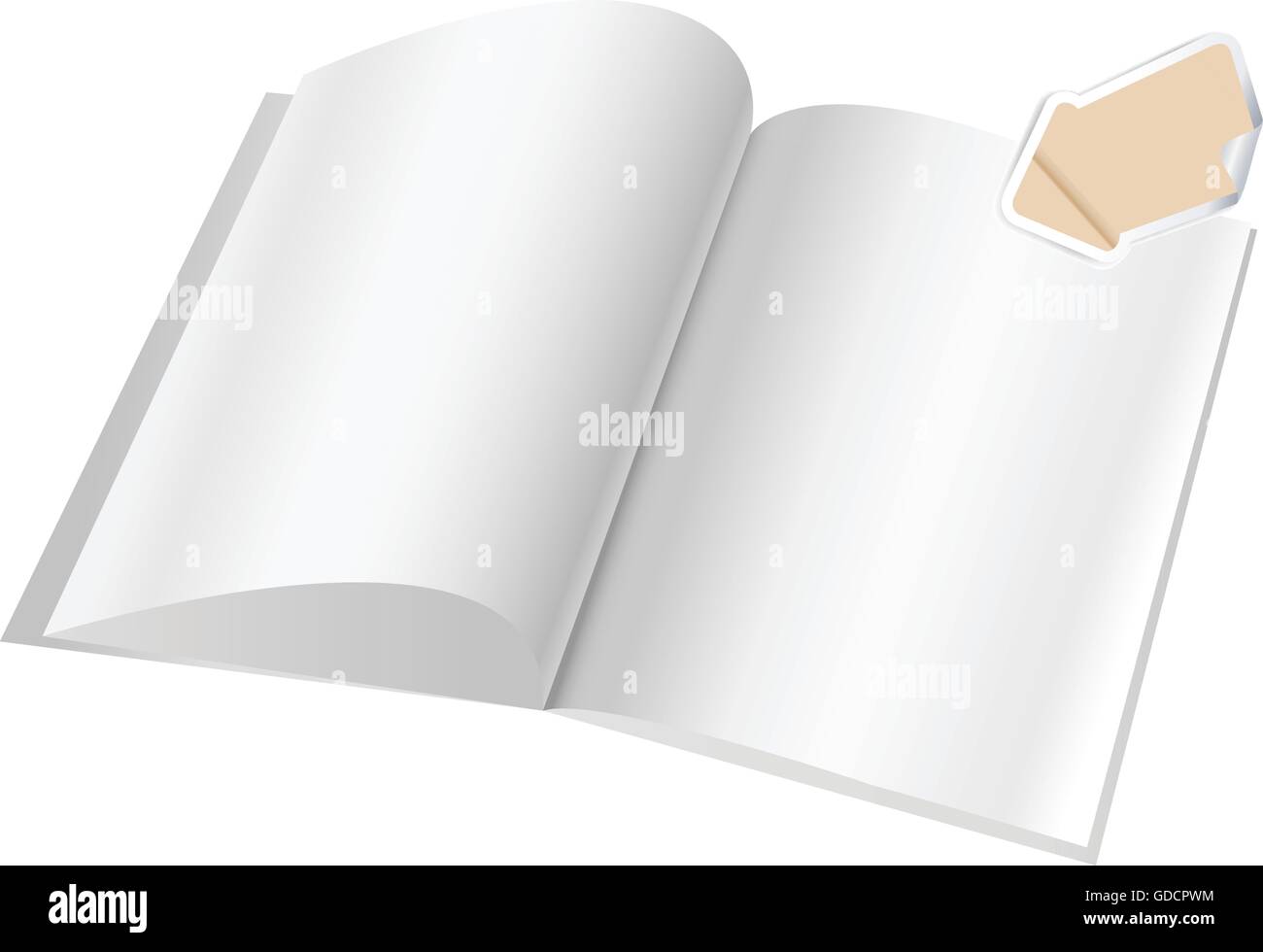Vector - Magazine blank page template for design Stock Vector Image ...