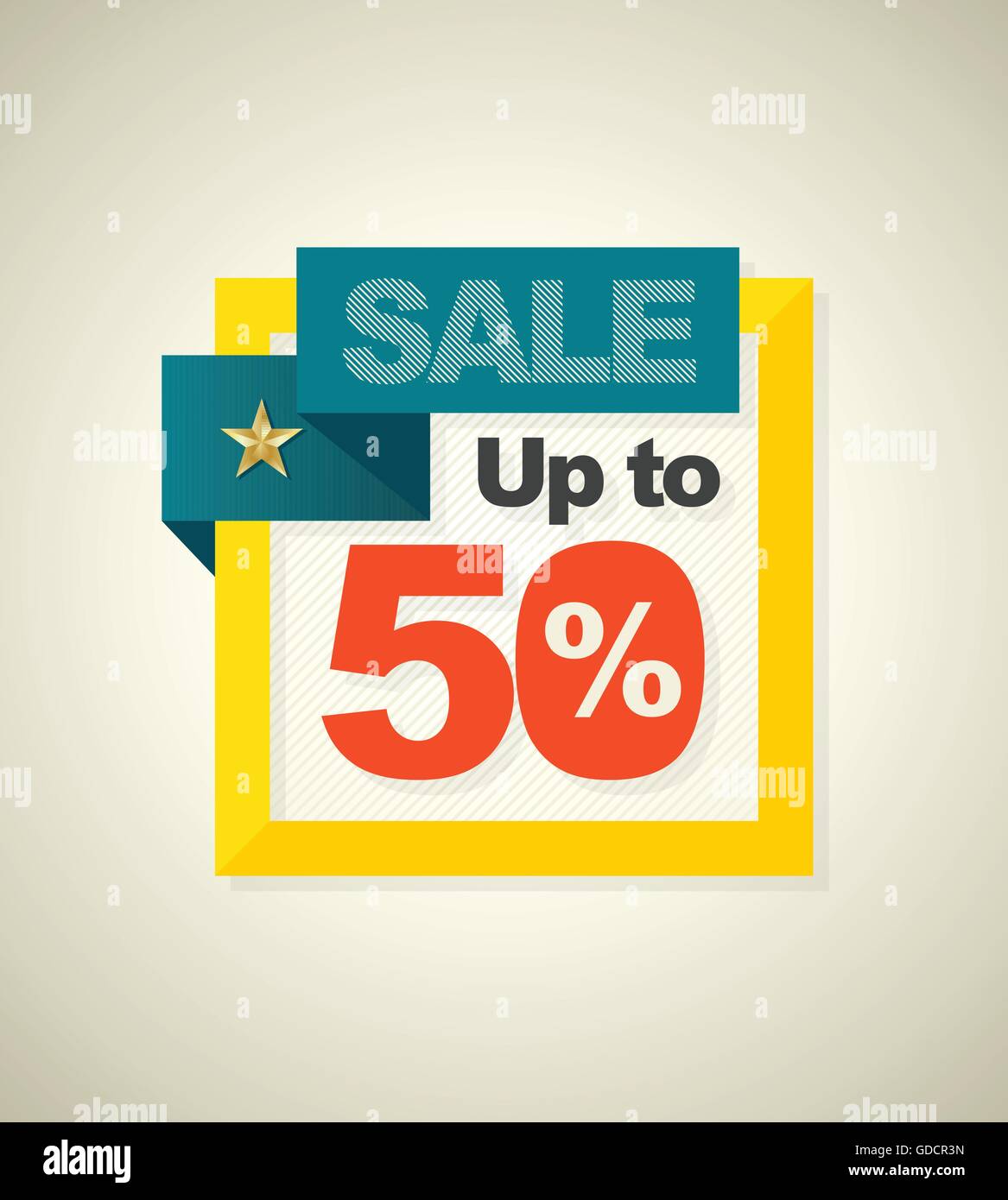 Promotion Now sale 50% off. Vector illustration Stock Vector Image ...