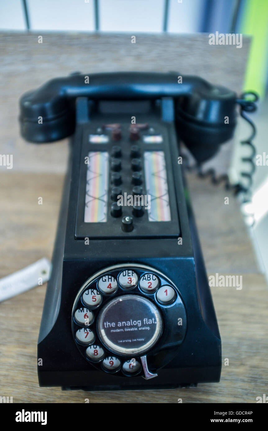 Dial up phone hi-res stock photography and images - Alamy