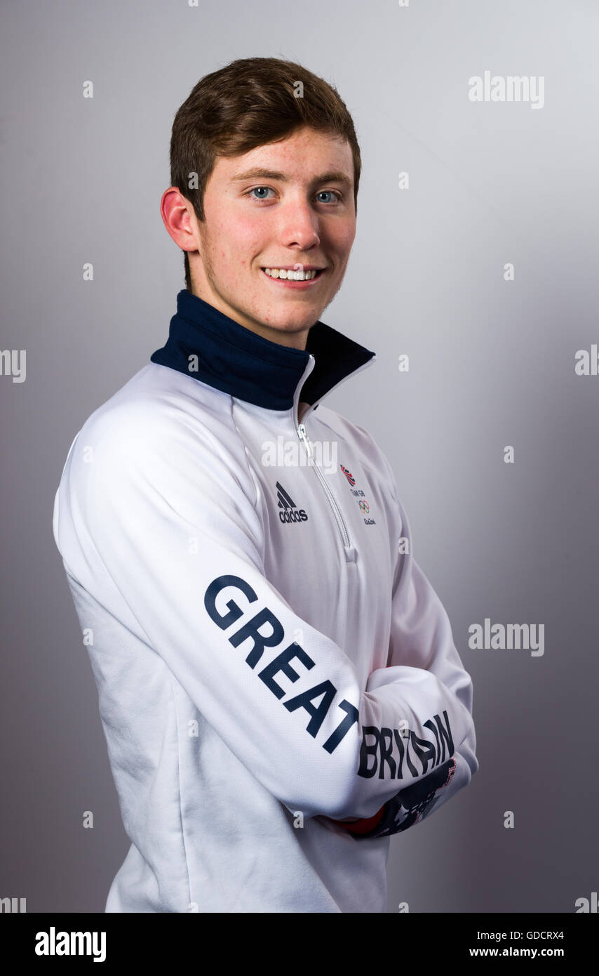 Cameron Kurle during the Team GB Kitting Out session at the NEC ...