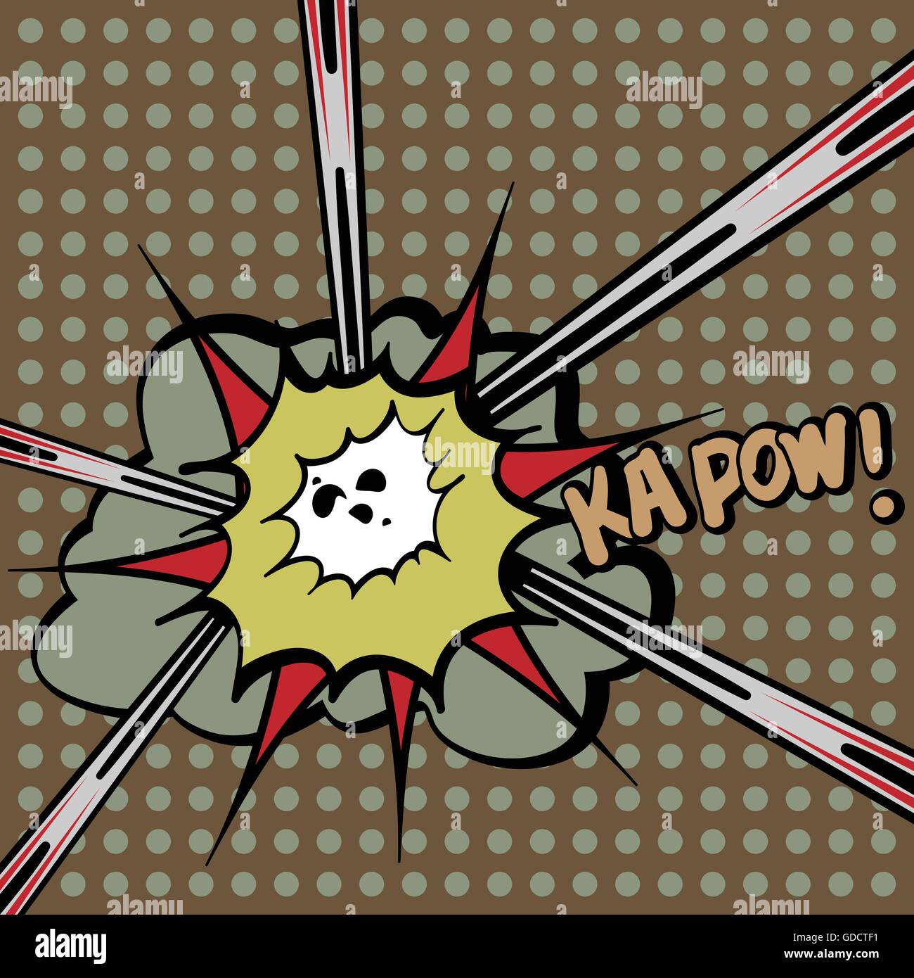 Kapow comic Stock Vector Images - Alamy