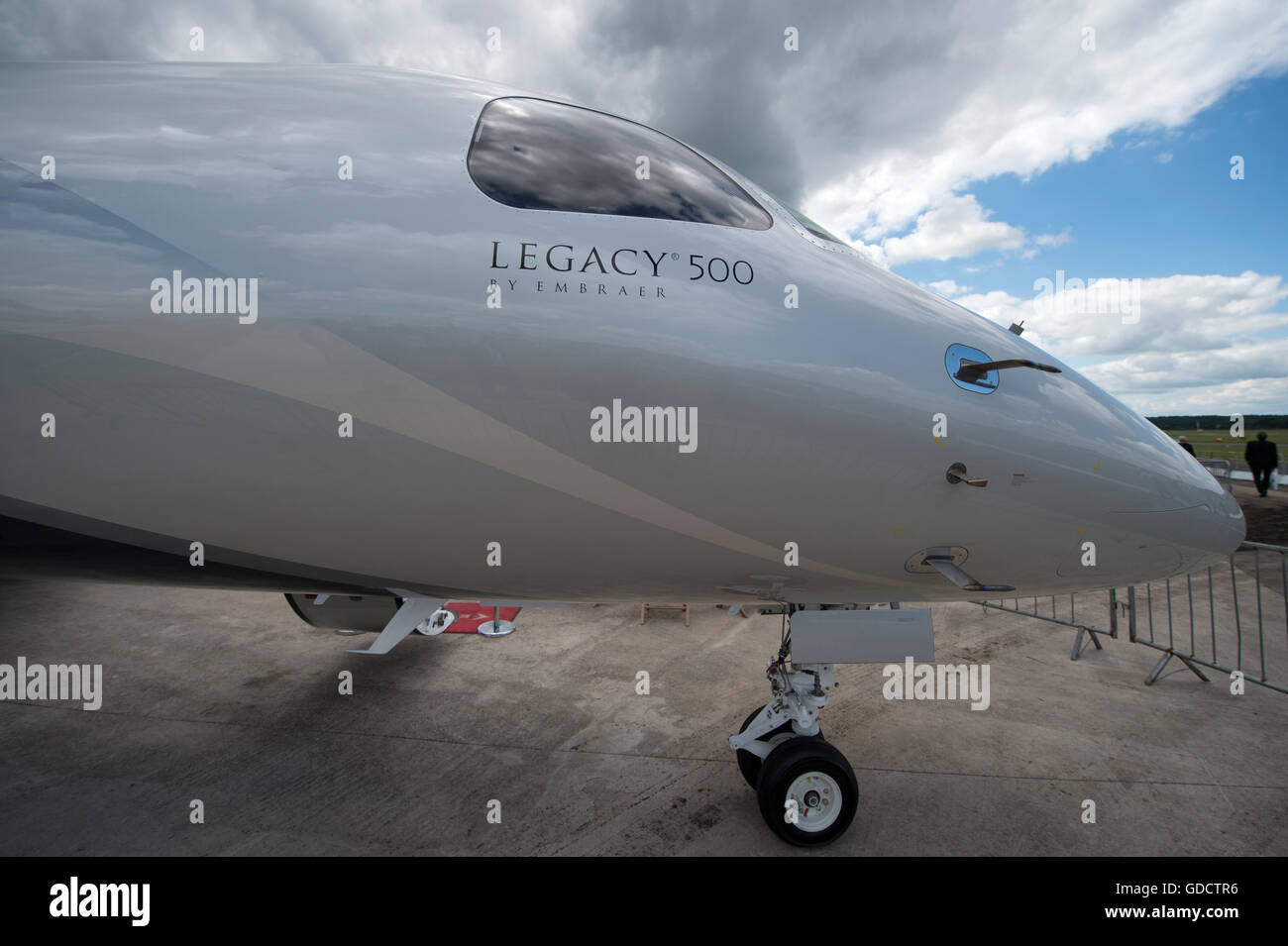 The 2016 Farnborough International Trade Airshow, Embraer Legacy 500 ...