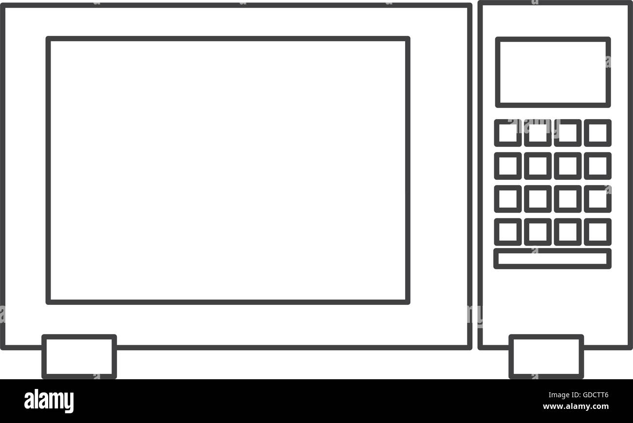 Modern open oven in Stock Vector Images - Alamy