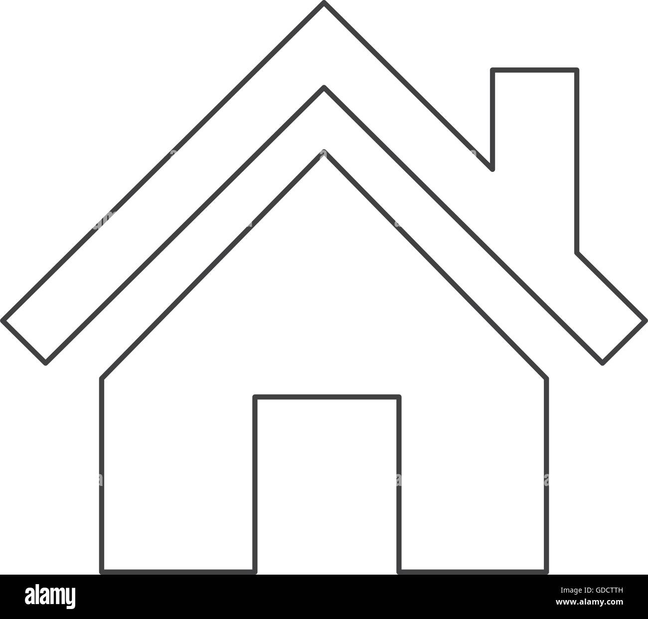 house pictogram icon Stock Vector Image & Art - Alamy