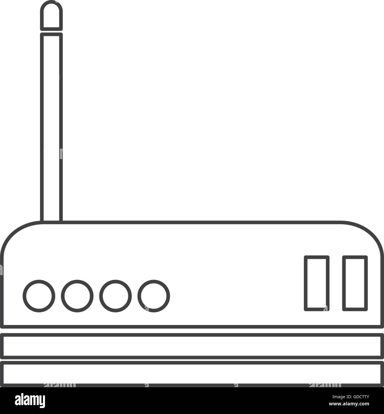 Adsl modem wifi access point hi-res stock photography and images - Alamy