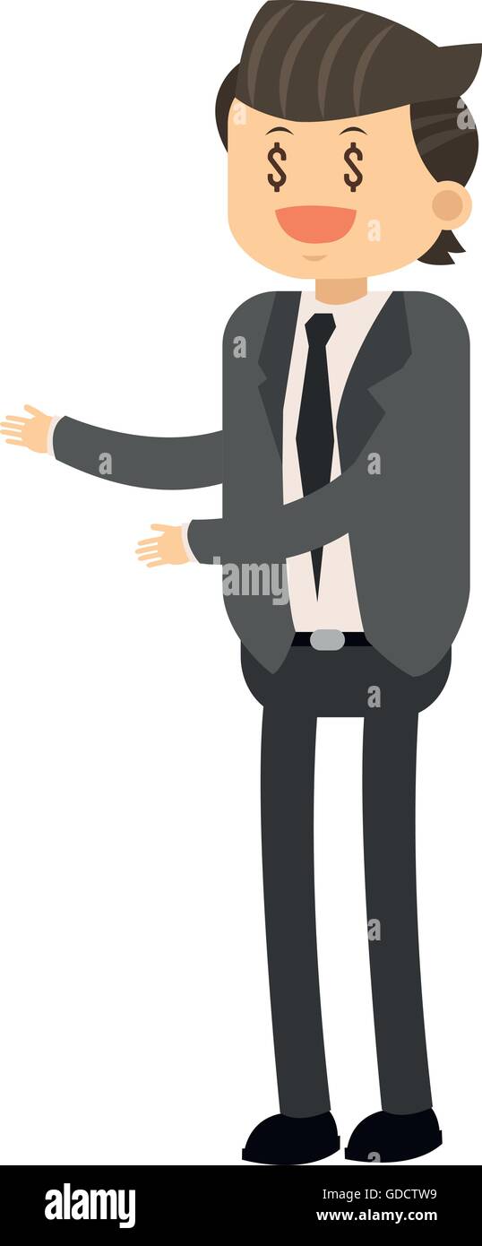 happy businessman icon Stock Vector Image & Art - Alamy