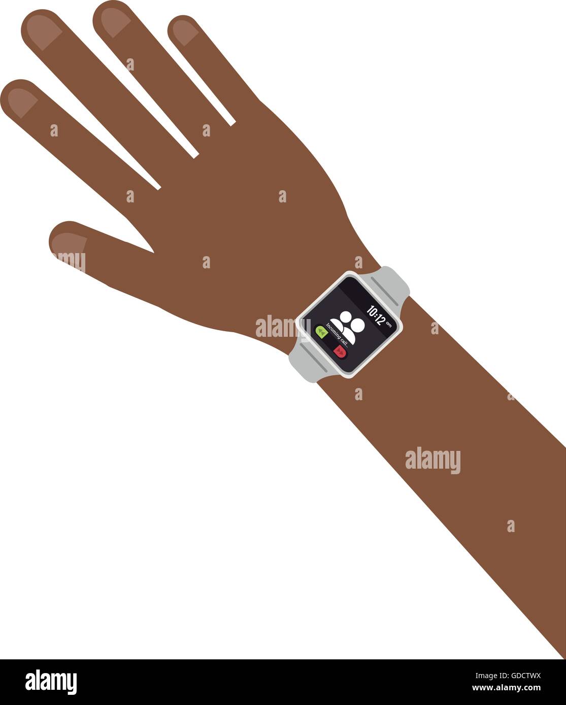 hand with watch icon Stock Vector Image & Art - Alamy
