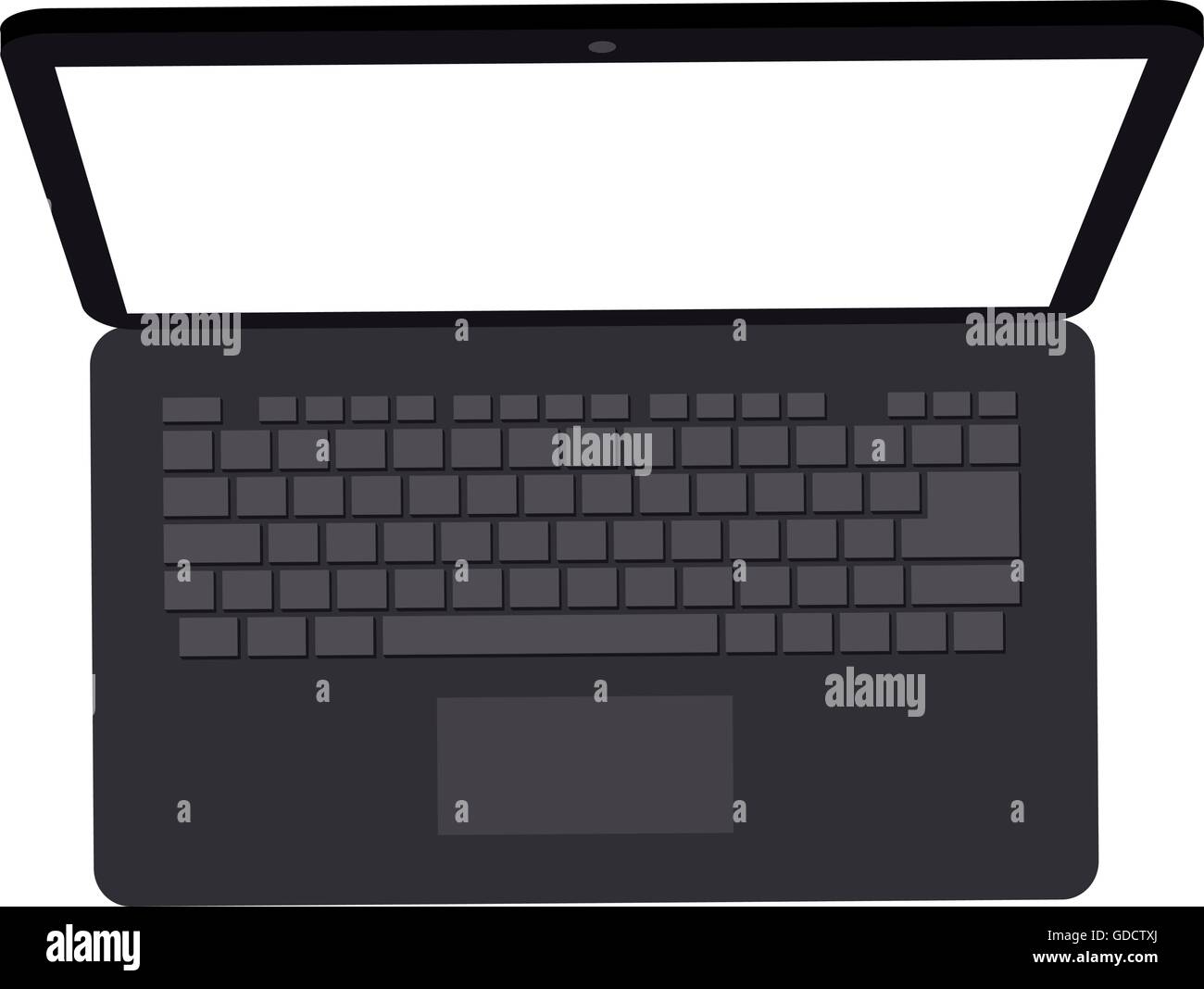 laptop topview icon Stock Vector Image & Art - Alamy