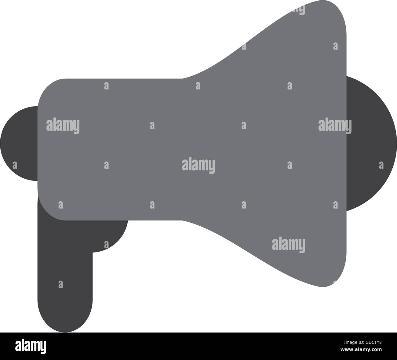 single megaphone vector illustration Stock Vector Image & Art - Alamy