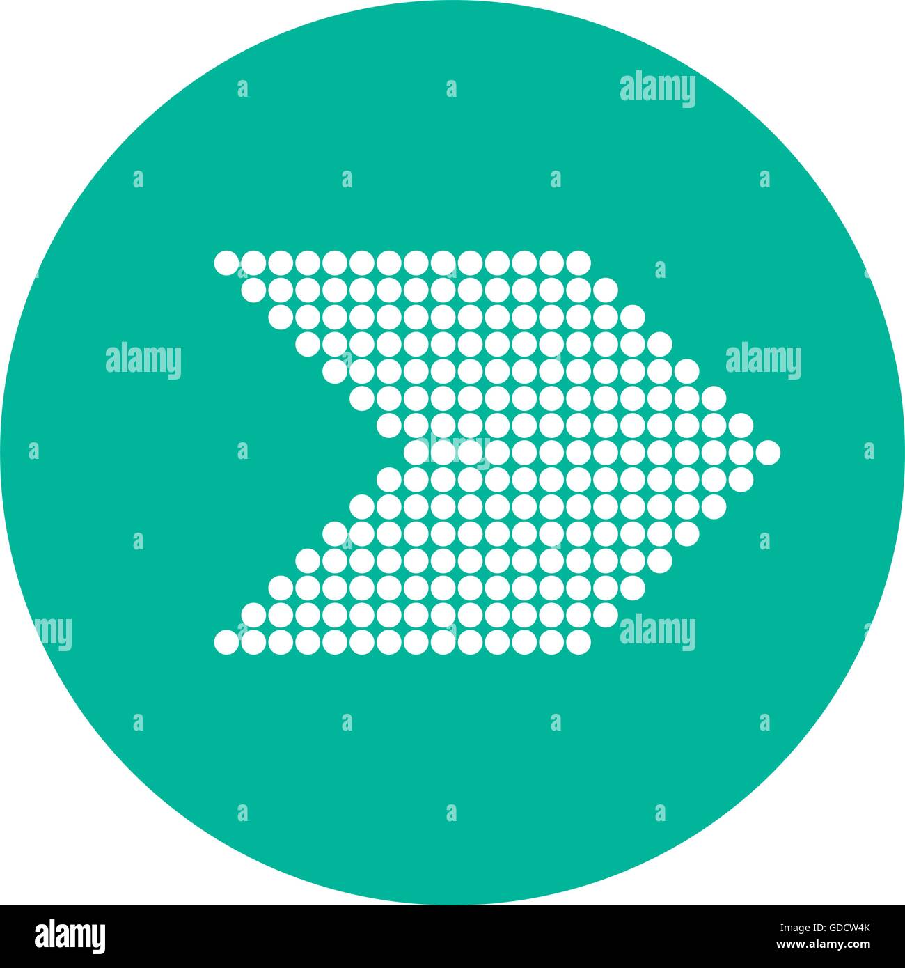 Download arrow inside button icon hi-res stock photography and images ...