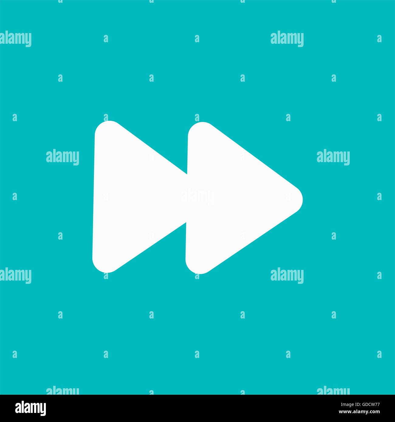arrow pointing right inside square icon Stock Vector Image & Art - Alamy