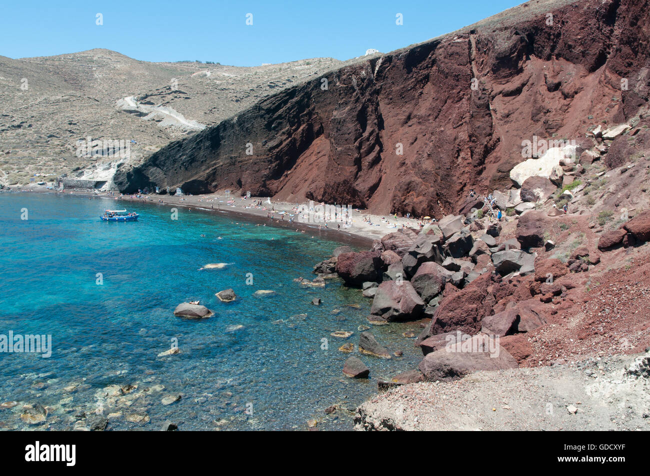 Red Beach, Santorini, Greece Stock Photo - Alamy