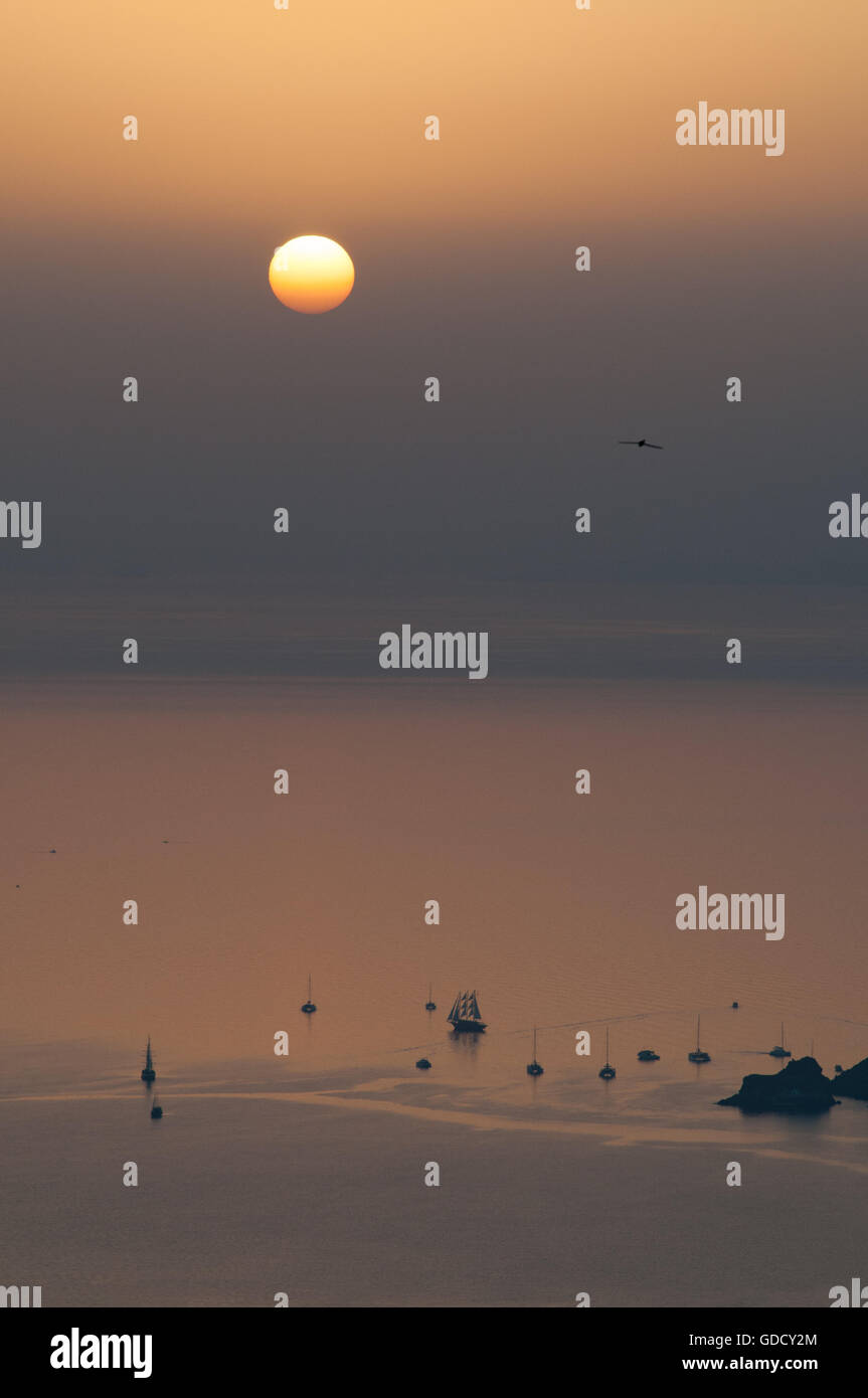 Greek sunset hi-res stock photography and images - Alamy