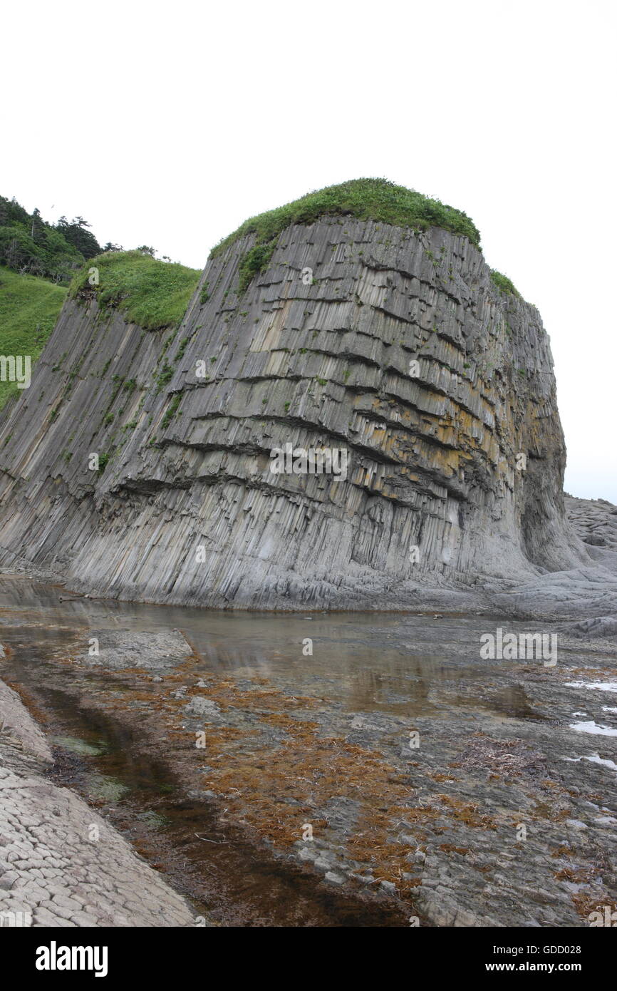 Kunasir Kurils islands Rocks Russia Stock Photo - Alamy