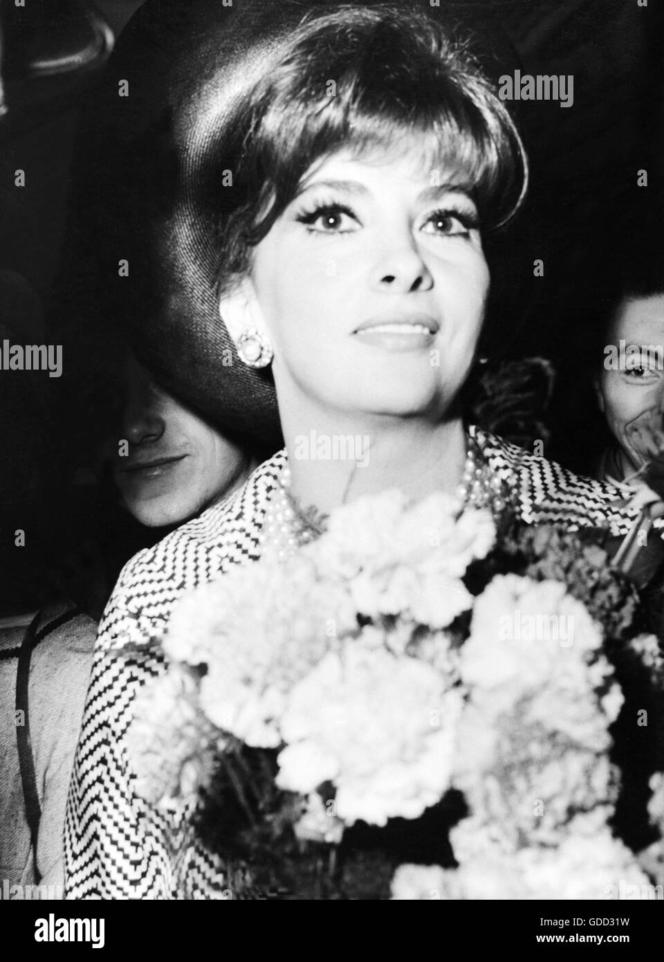 Portrait of italian actress gina lollobrigida hi-res stock photography ...