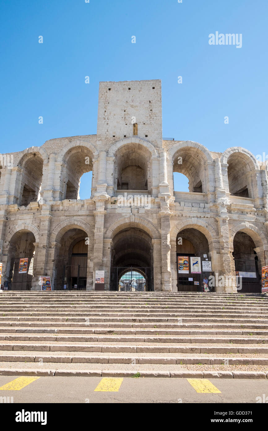 France, Provence, Arles, Roman Arena amphitheater Stock Photo - Alamy
