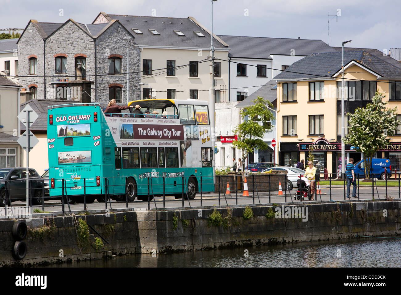 Ireland, Co Galway, Galway, Claddagh Quay, old Galway city tour open ...