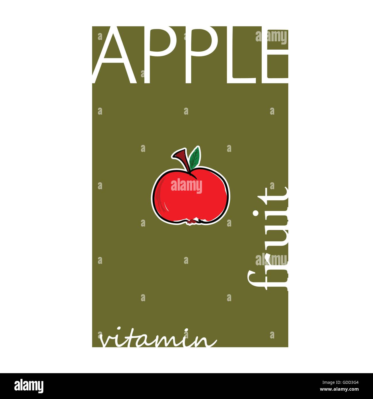 apple cartoon vector illustration Stock Vector Image & Art - Alamy