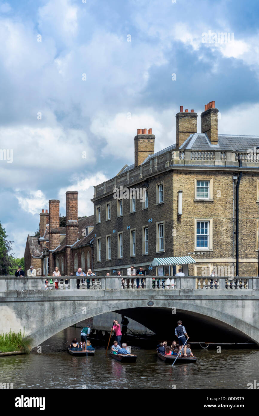 Silver street bridge cambridge hi-res stock photography and images - Alamy