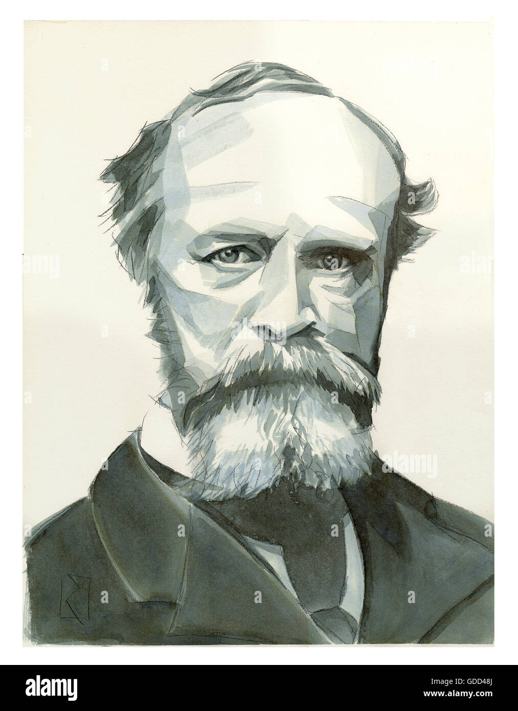 James, William, 11.1.1842 - 26.8.1910, American philosopher ...