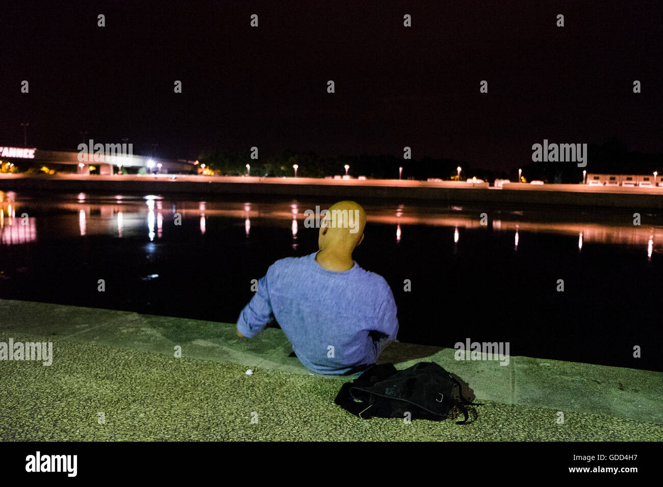 Rhone river arles night hi-res stock photography and images - Alamy
