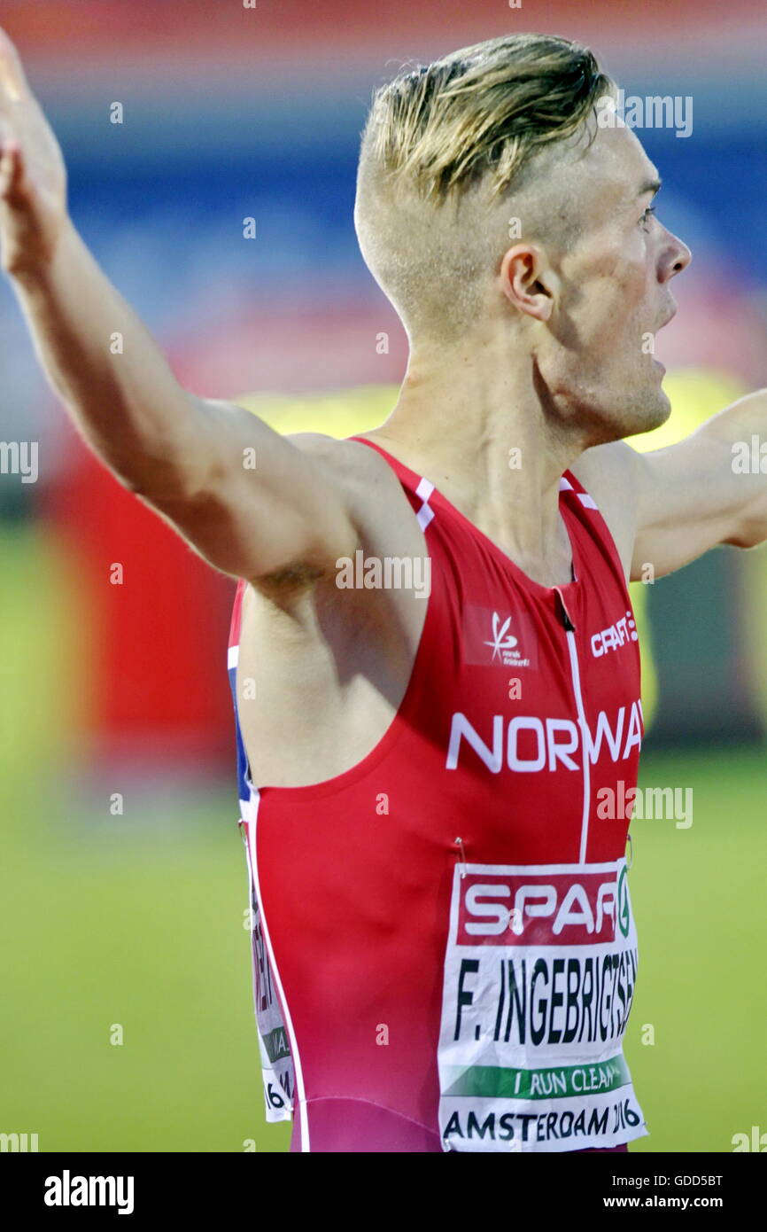 Amsterdam, Netherlands July 09, 2016 Filip Ingebrigtsen European ...