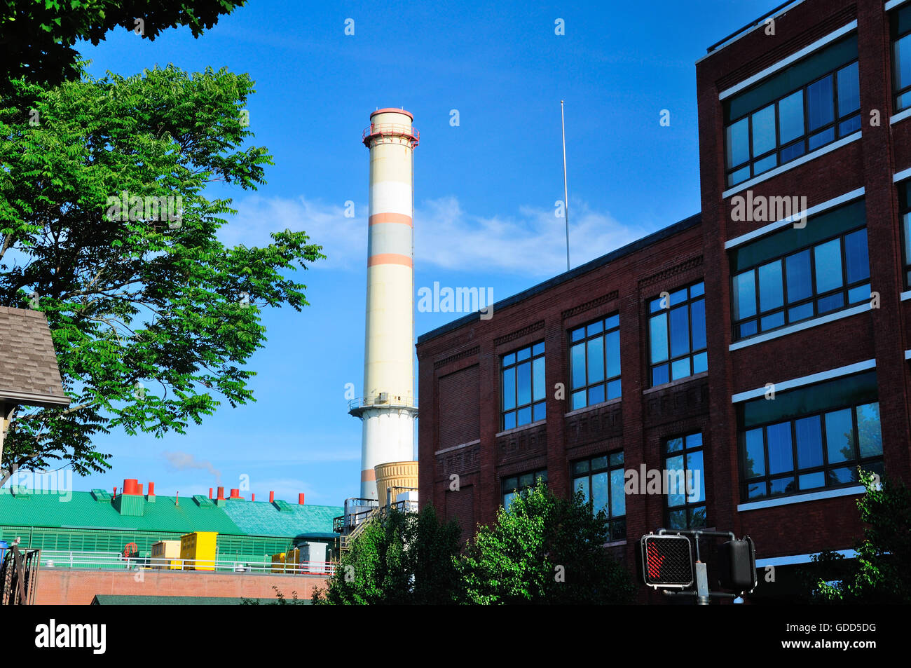 A converted factory and building within the blueback square area of ...