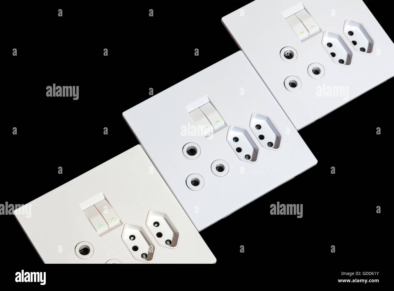 Plastic three pin socket hi-res stock photography and images - Alamy